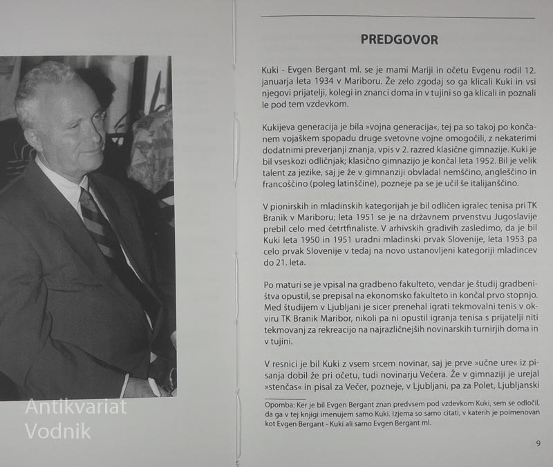KUKI EVGEN BERGANT, Rajko Šugman – Antikvariat Vodnik