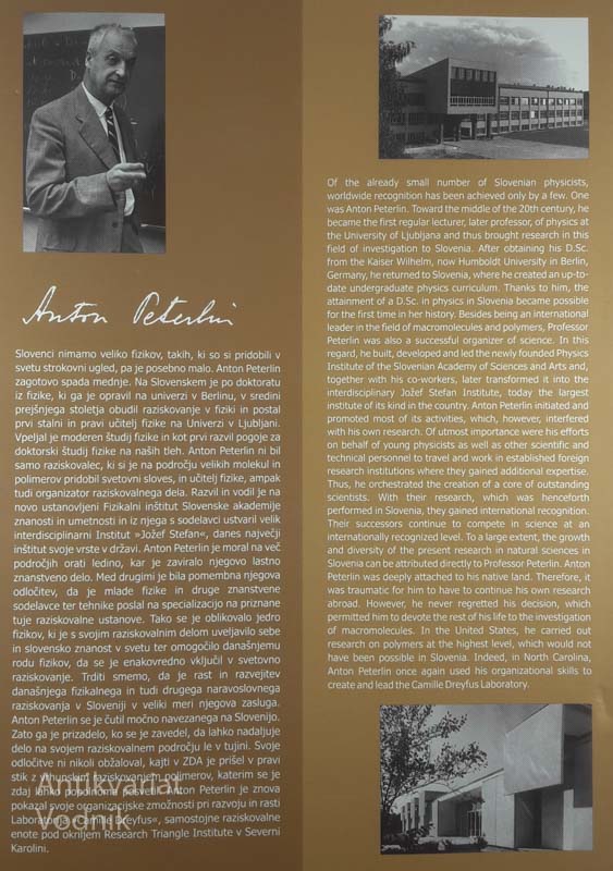 ANTON PETERLIN; ŽIVLJENJE IN DELO / HIS LIFE AND WORK, več avtorjev ...