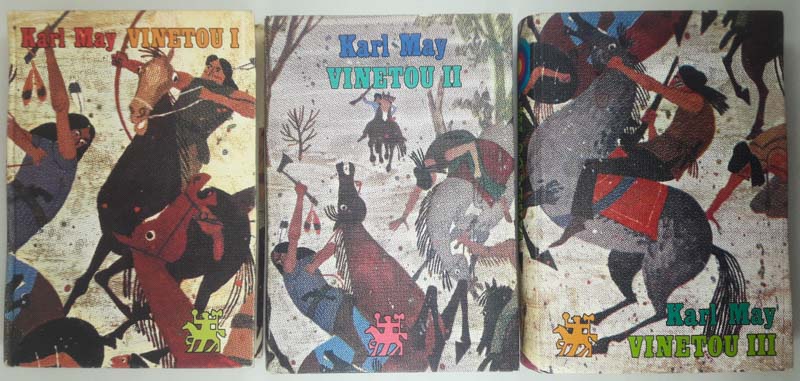 VINETOU I., II. in III., Karl May – Antikvariat Vodnik