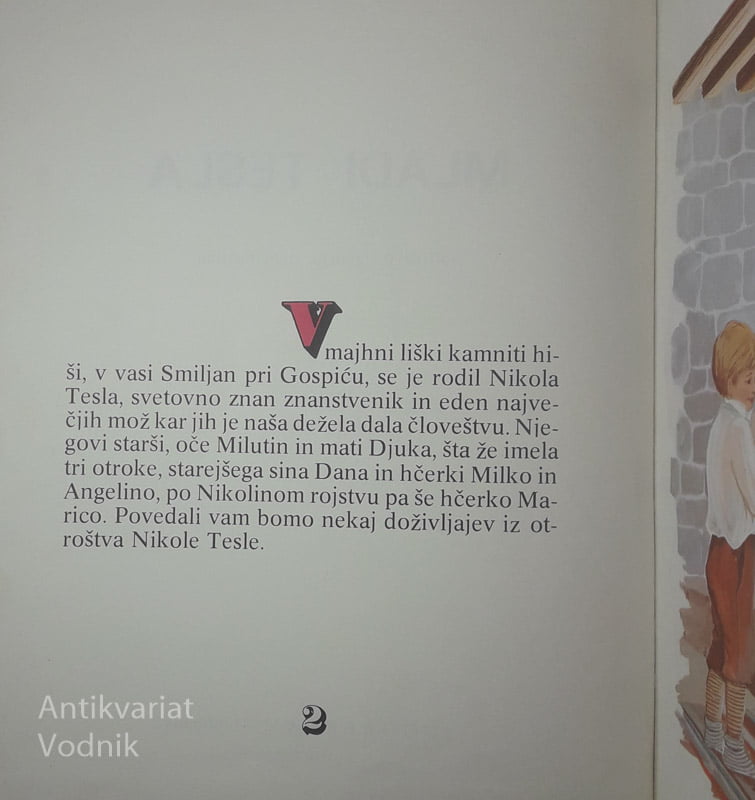 MLADI TESLA, Milenko M. Karanović – Antikvariat Vodnik