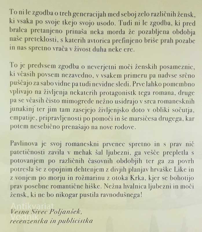 HIŠKE Z ŽENSKIMI IMENI, Lidia Pavlin – Antikvariat Vodnik